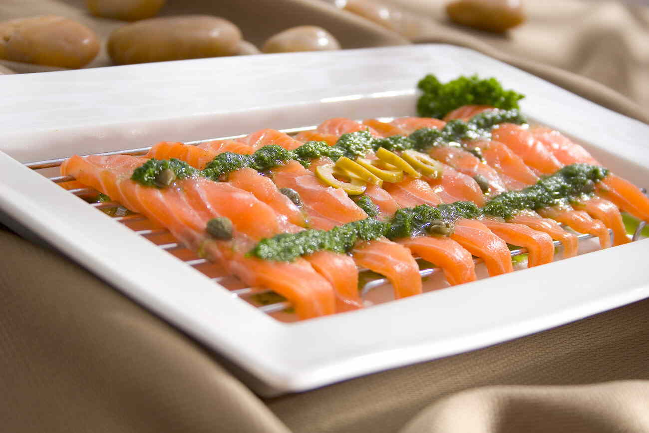 Carpaccio de salmón | Nutrioli - Nutrioli